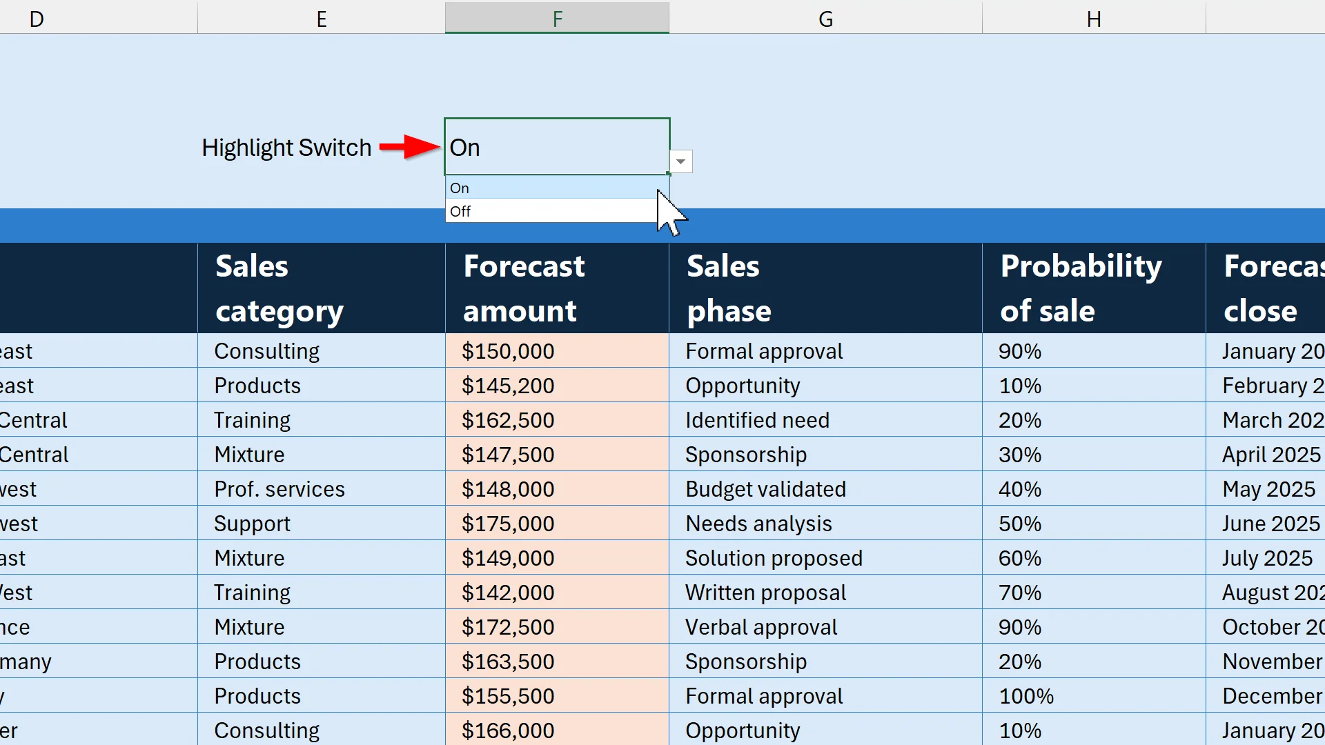 5 Easy Steps for Row Highlighting - Powerful Email Solutions